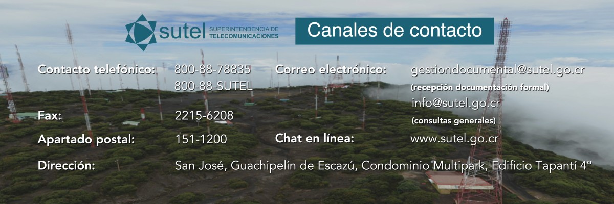 Sutel | SUTEL: Superintendencia de Telecomunicaciones